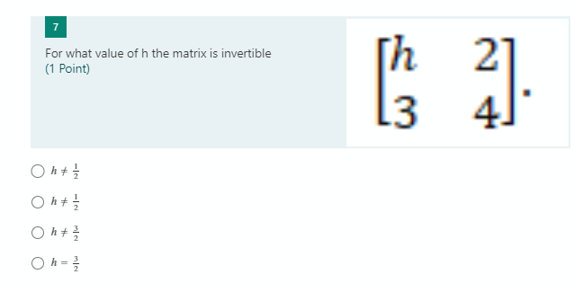 Solved 5 (1 Point) Suppose A is 7 x 5 matrix with 5 pivots. | Chegg.com