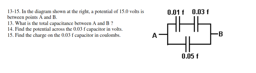 Solved 0.01 f 0.03 f 13-15. In the diagram shown at the | Chegg.com