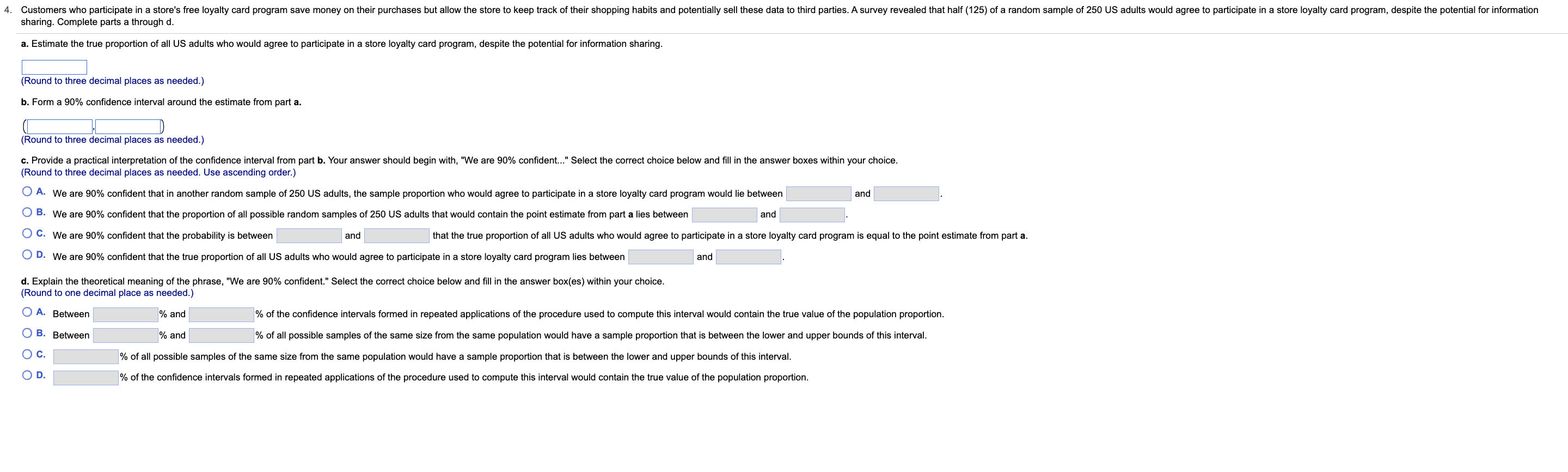 Solved sharing. Complete parts a through d. a. Estimate the | Chegg.com