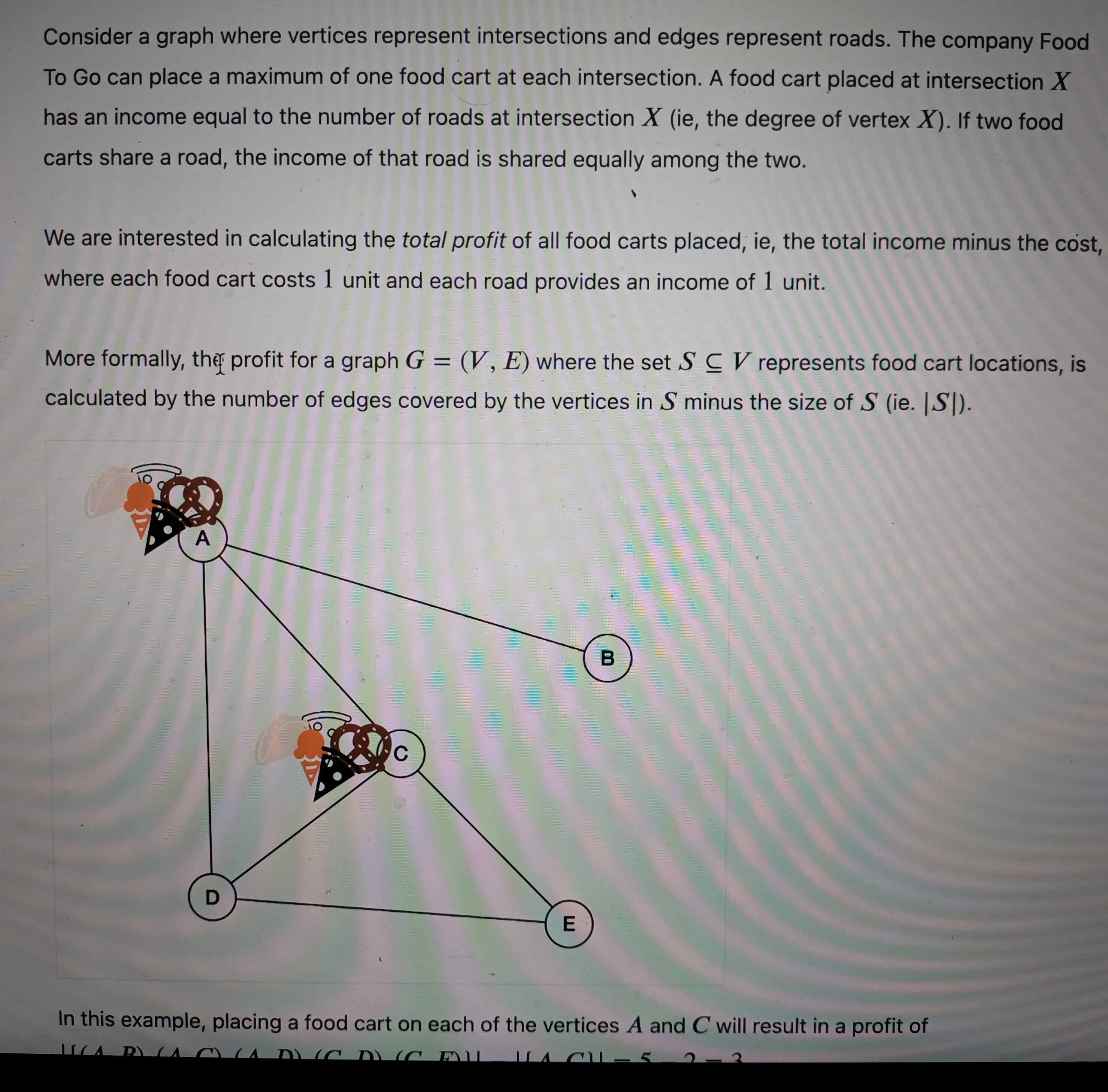 Solved Consider a graph where vertices represent | Chegg.com
