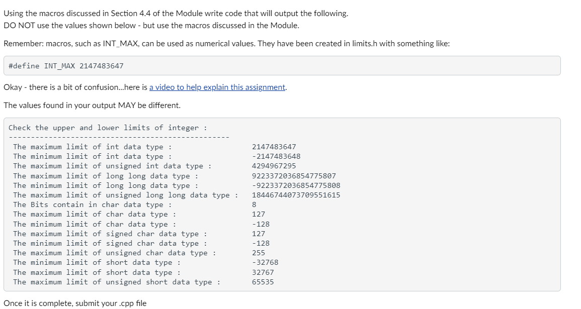 Solved Using the macros discussed in Section 4.4 of the | Chegg.com