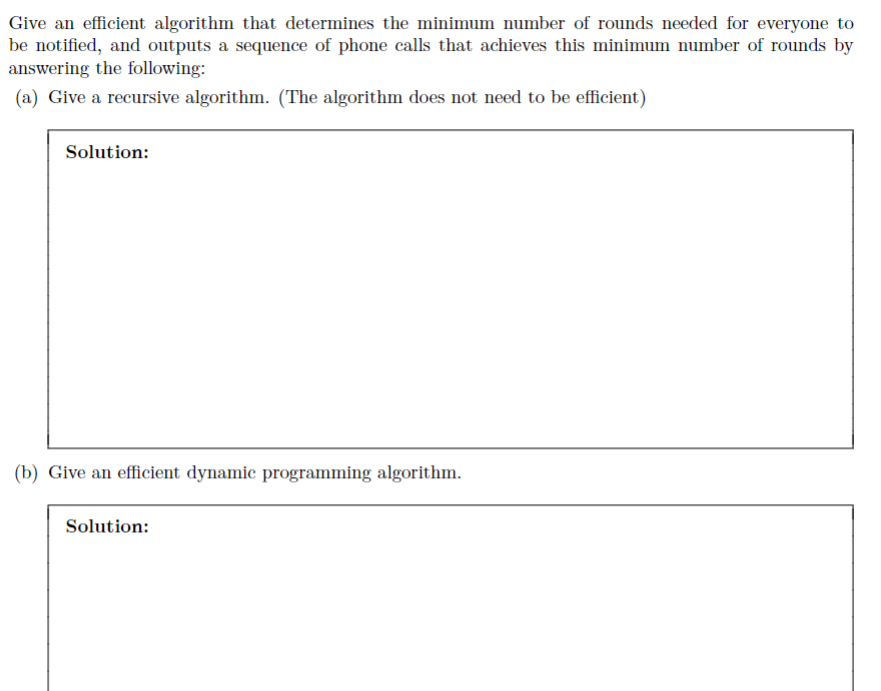 Solved Do NOT write pseudocode when describing your dynamic | Chegg.com
