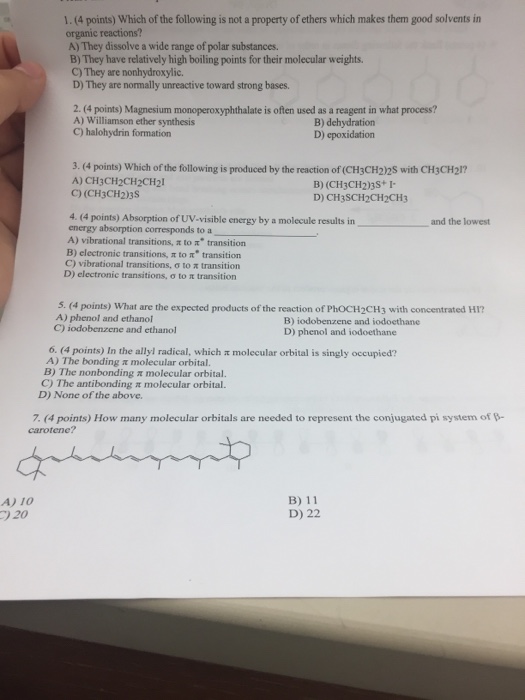 Solved 1.(4 points) Which of the following is not a property | Chegg.com