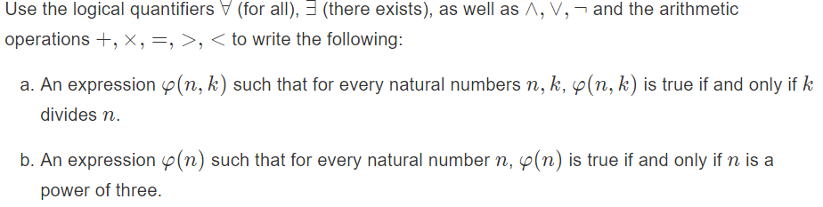 Solved Write Out The Expressions Using The Quantifiers For 9618