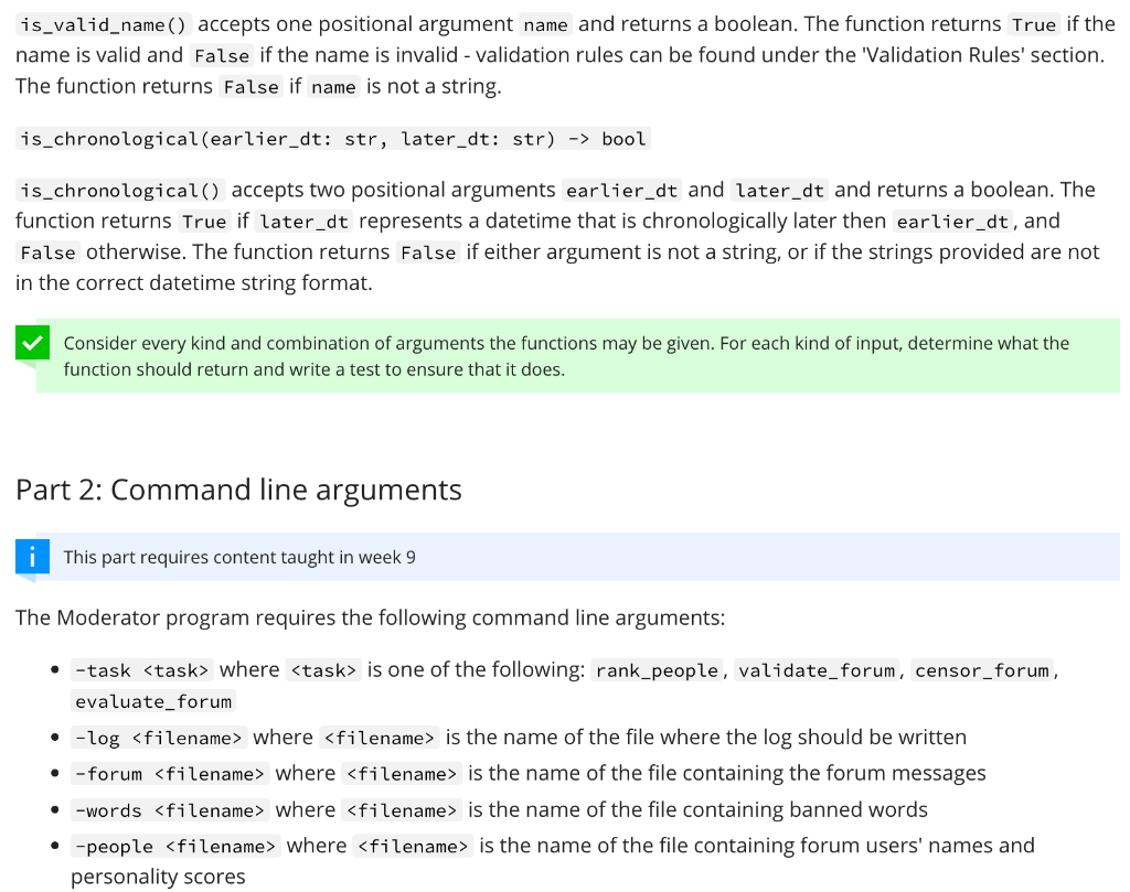 Your task is to create a program called moderator.py | Chegg.com