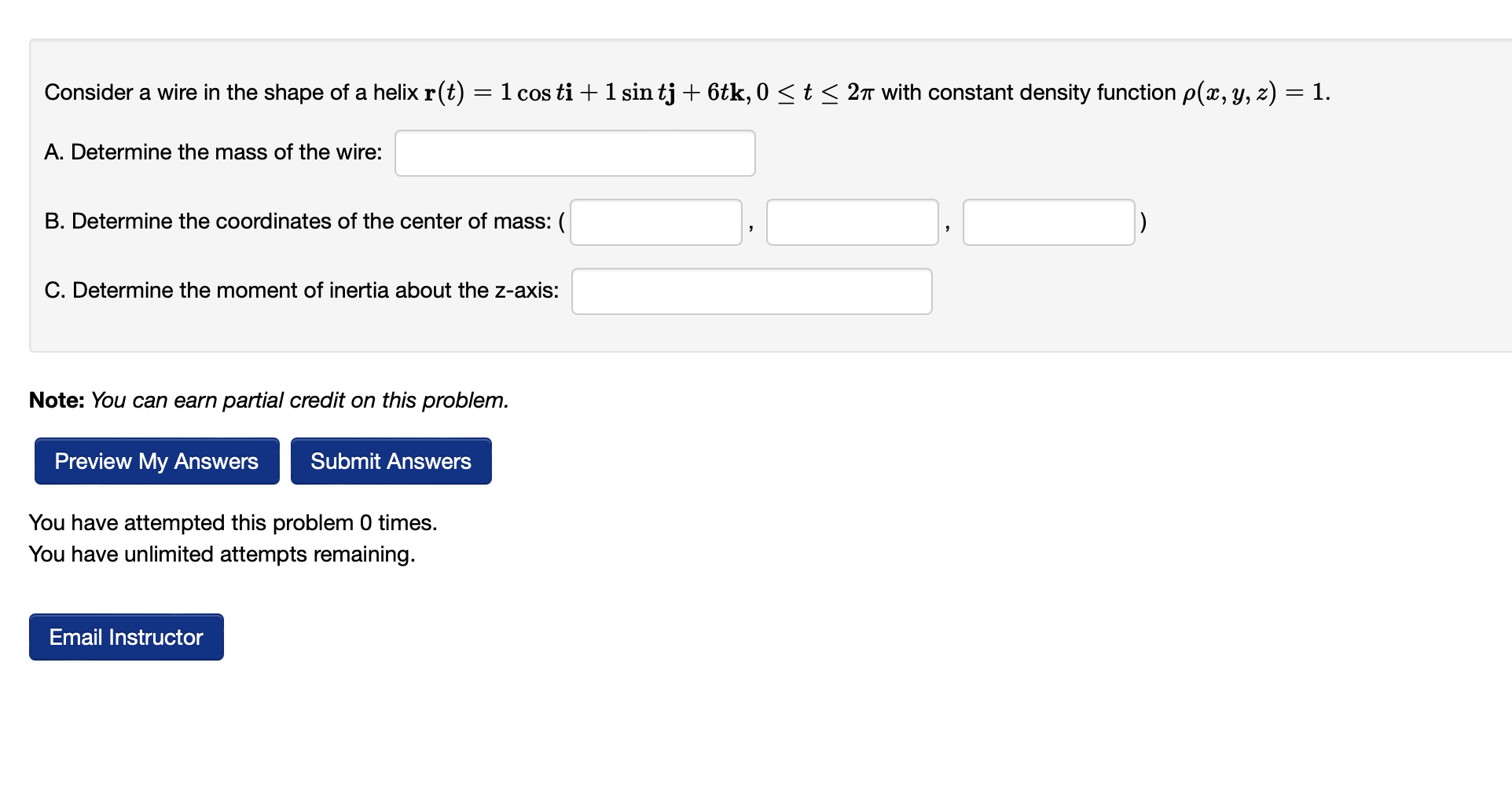 Solved Consider a wire in the shape of a helix | Chegg.com