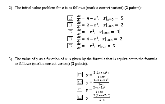 Solved Problem #4 Solve initial value problem as follows: dy | Chegg.com