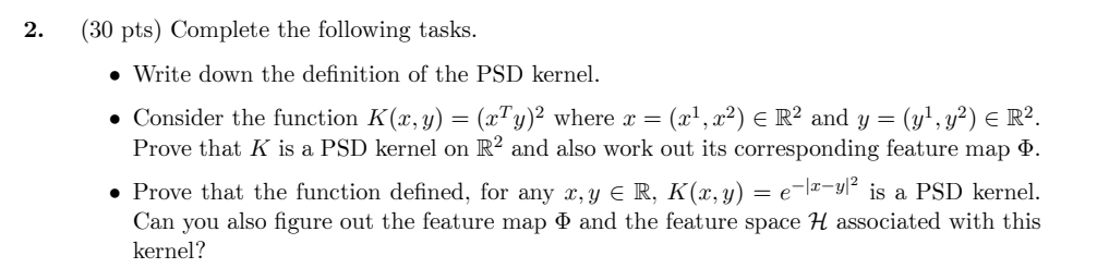 Solved 30 Pts Complete The Following Tasks Write Down 