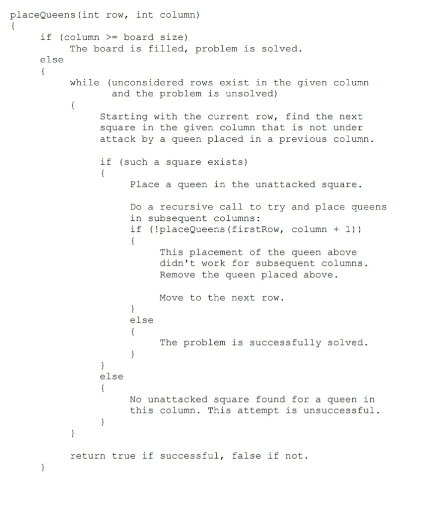 Solved C++ N Queen - Backtracking HELP Program should | Chegg.com