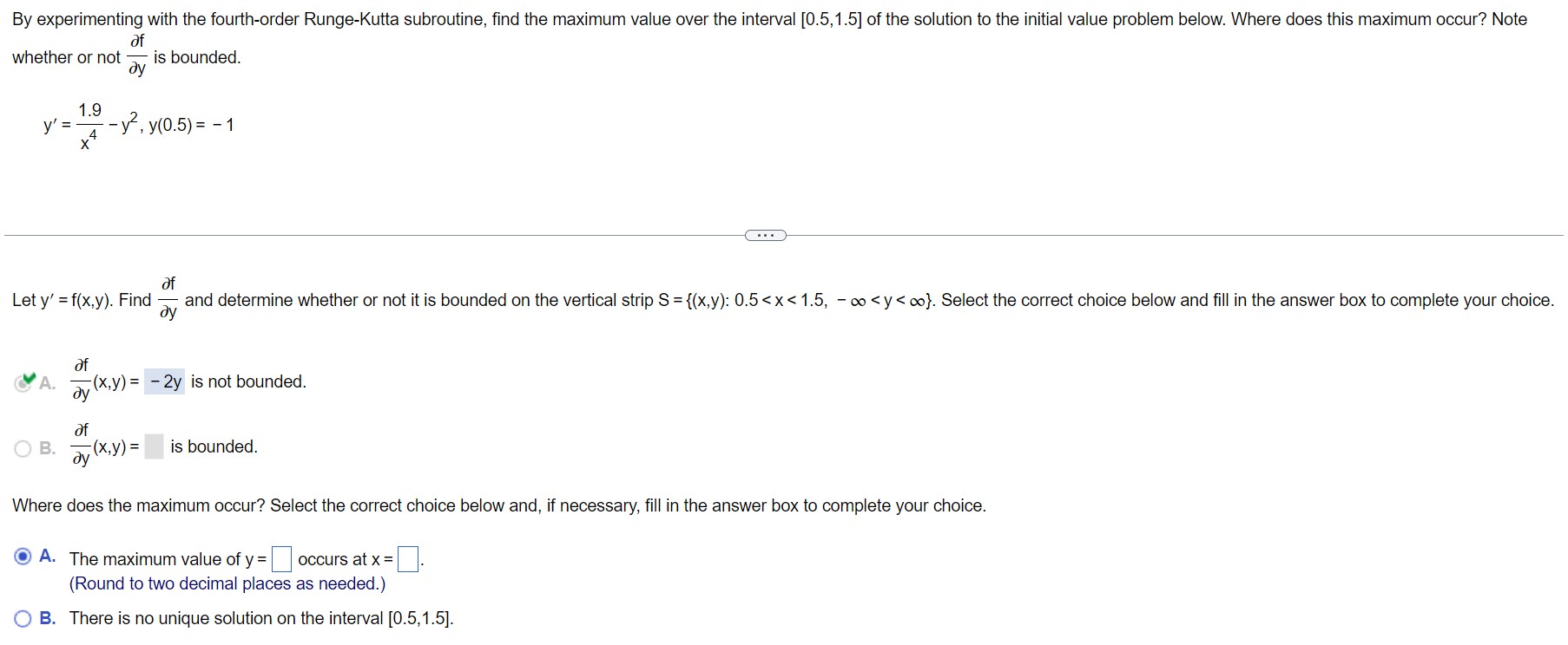Solved I need help solving the second question: Where does | Chegg.com