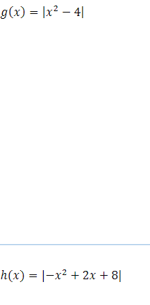 Solved Graph each absolute value function. Then rewrite it | Chegg.com