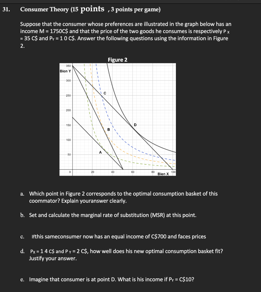 Solved Consumer Theory (15 points, 3 points per game) | Chegg.com