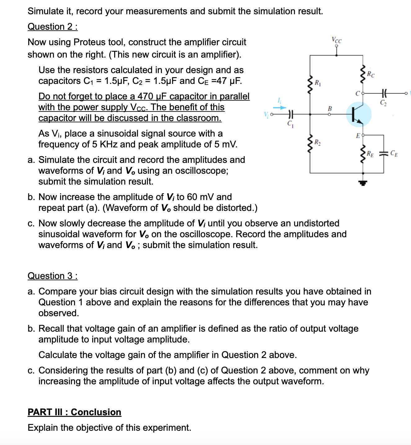 Solved Simulate it, ﻿record your measurements and submit the | Chegg.com