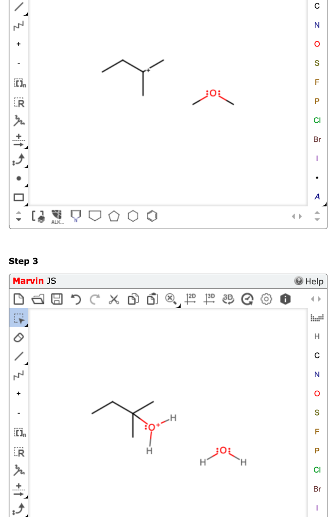 Solved Complete the mechanism for the reaction by drawing in | Chegg.com