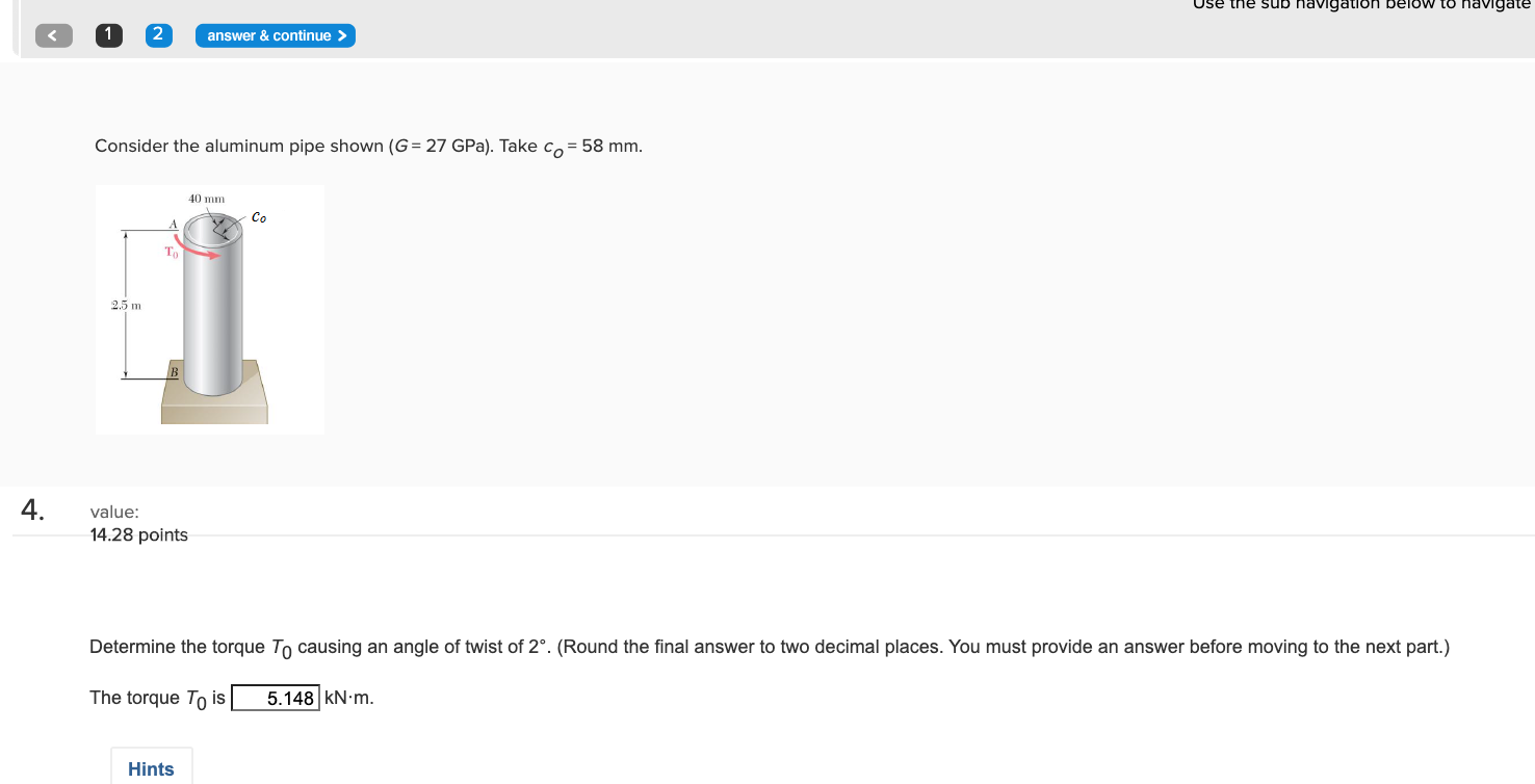 Solved Use the sub navigation below to navigate answer & | Chegg.com