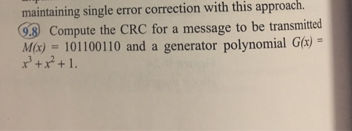 Solved 92 Construct The Sec Code For The Ascii Character Q 