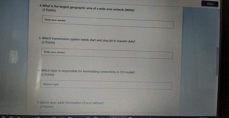 Solved Close 4. What is the largest geographic area of a | Chegg.com