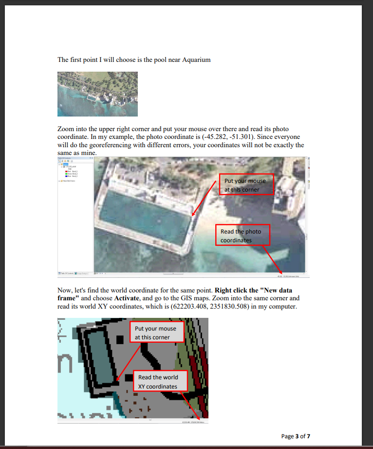 Lab 6: Exterior Orientation (Space Resection) of | Chegg.com