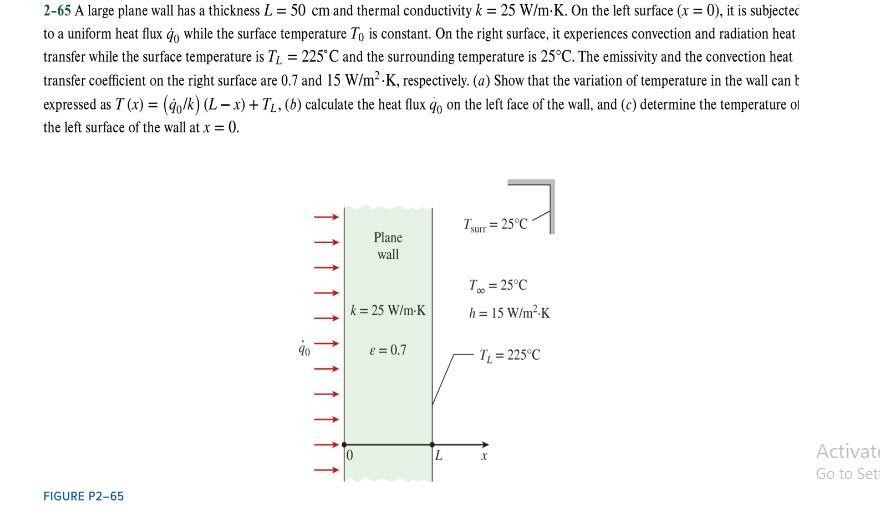 Solved 2-26 Consider a medium in which the heat conduction | Chegg.com