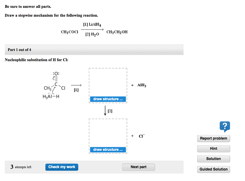 Solved Be sure to answer all parts. Draw a stepwise | Chegg.com