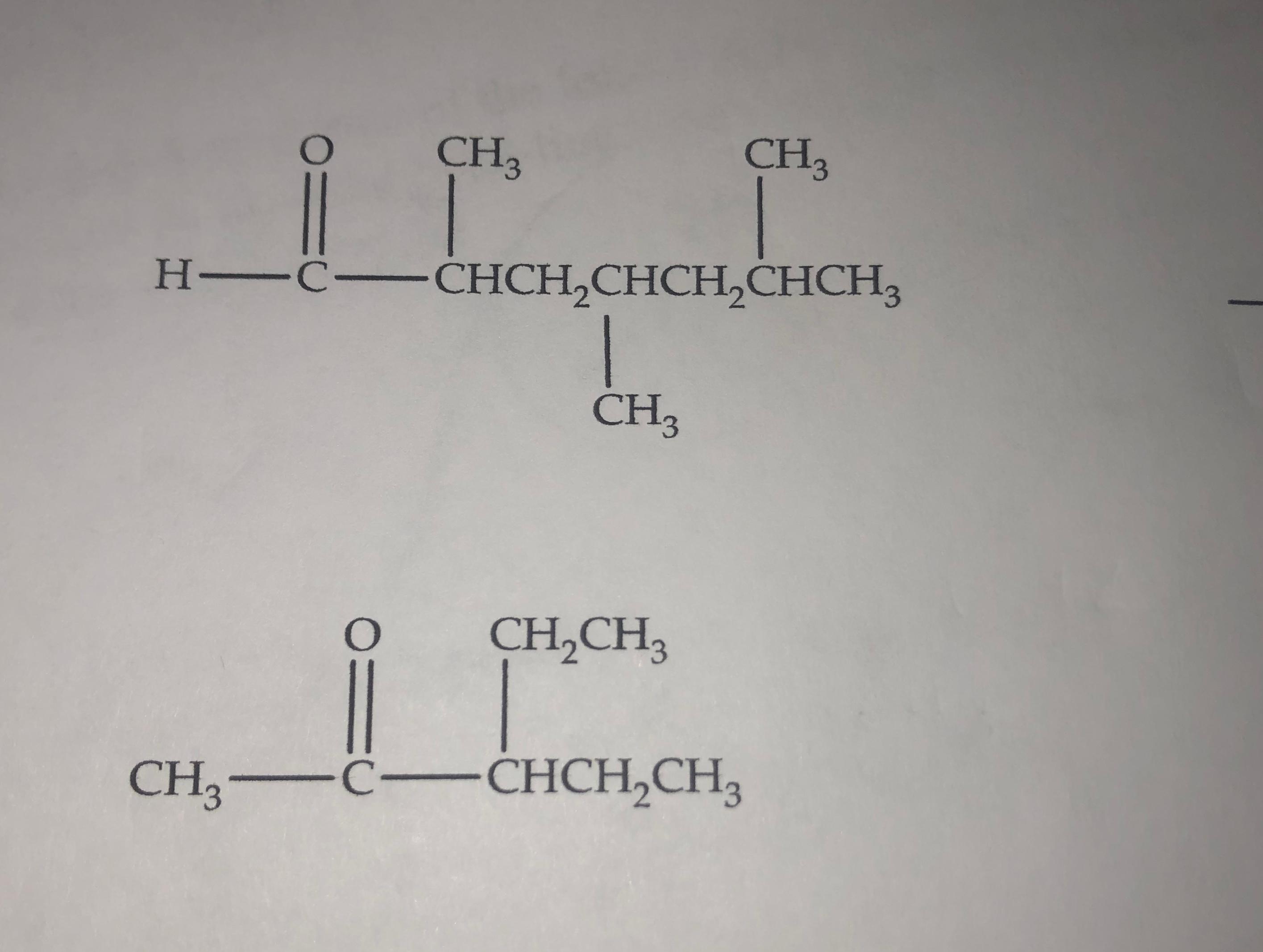 Solved CH CH3 i H-C- CHCH2CHCH_CHCH3 1 CH3 O CH2CH3 CH3 | Chegg.com
