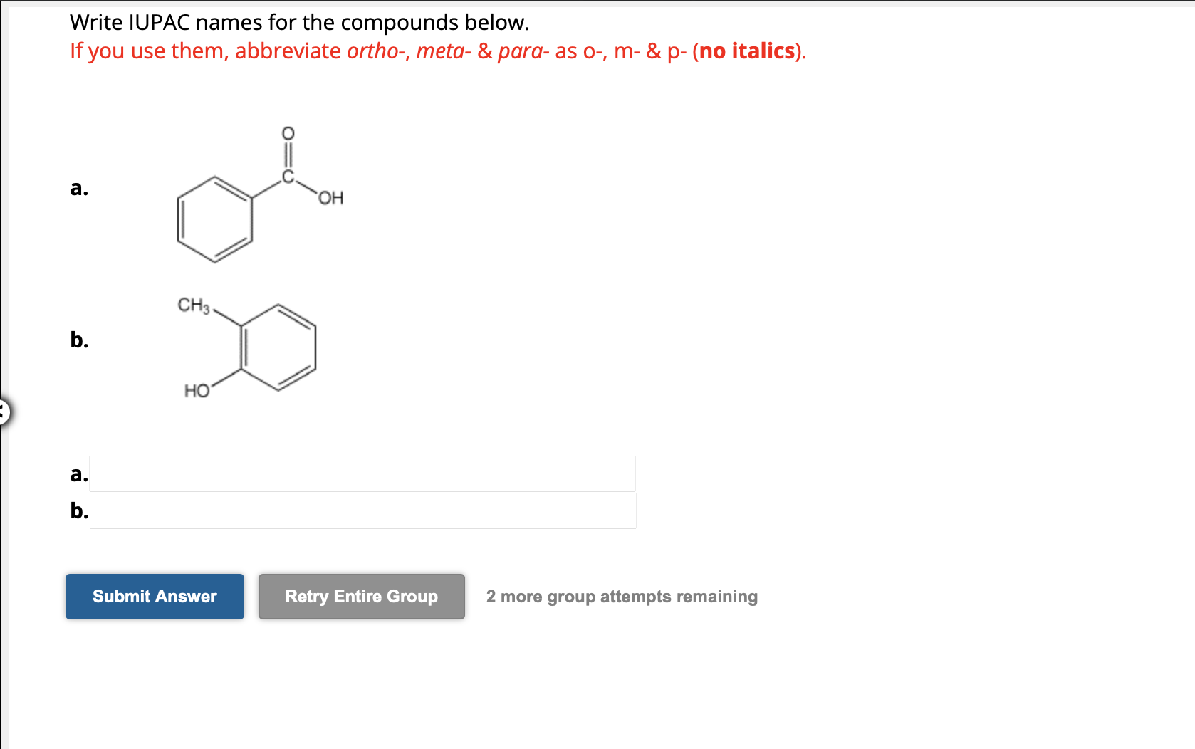 Solved Write IUPAC names for the compounds below. If you use | Chegg.com