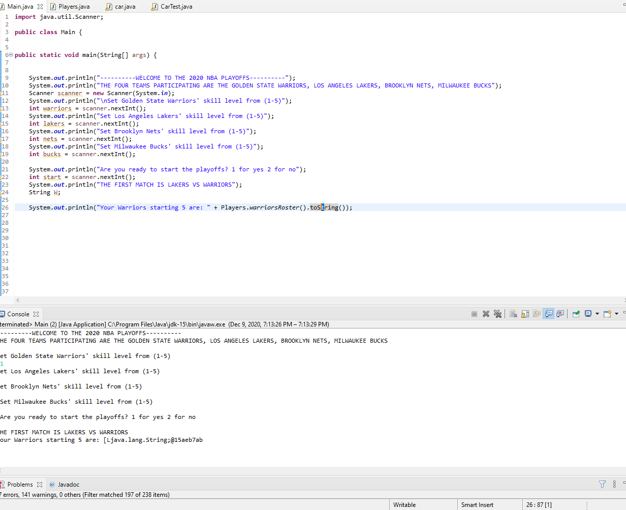 Solved Main Class Import Java Util Scanner Public Class Chegg