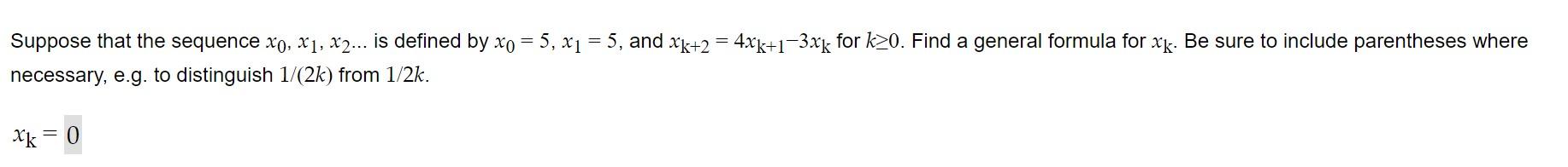 Solved Suppose that the sequence x0, X1, X2... is defined by | Chegg.com