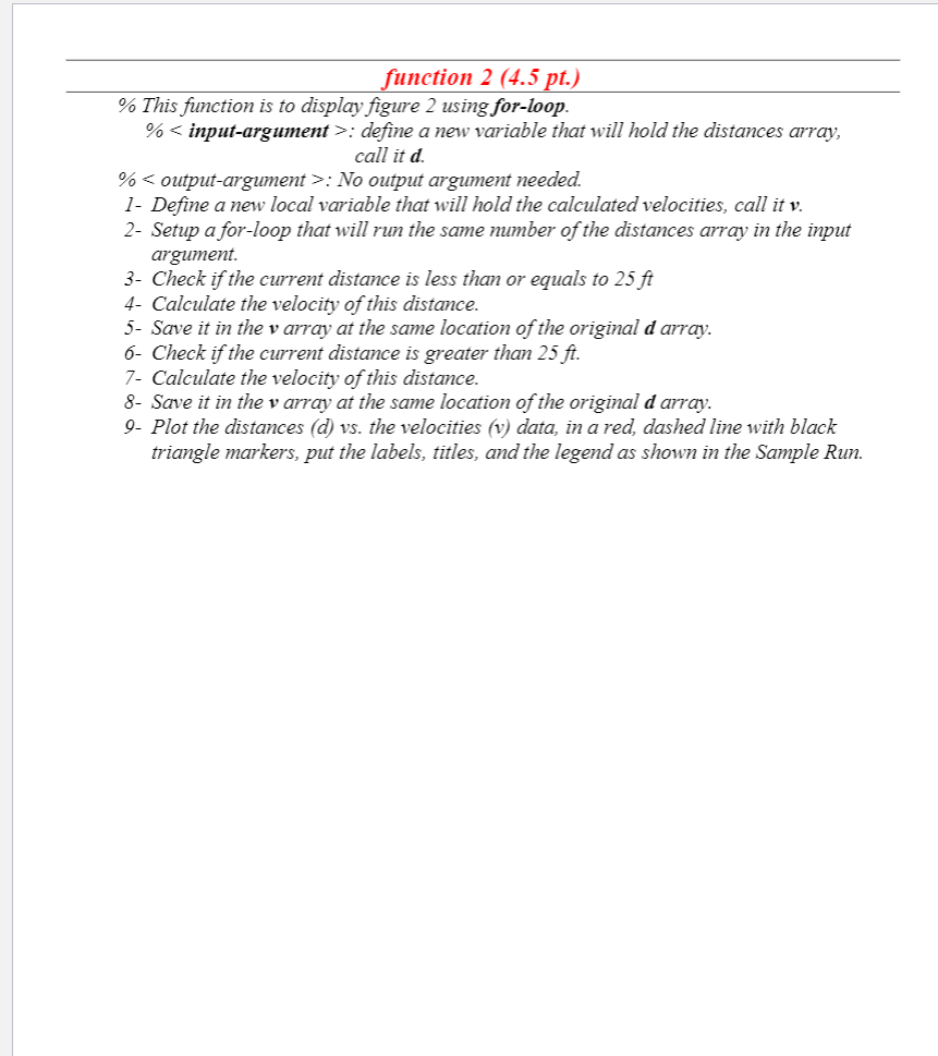 Solved Main topics: Plot-command, for-loop, find-function. | Chegg.com
