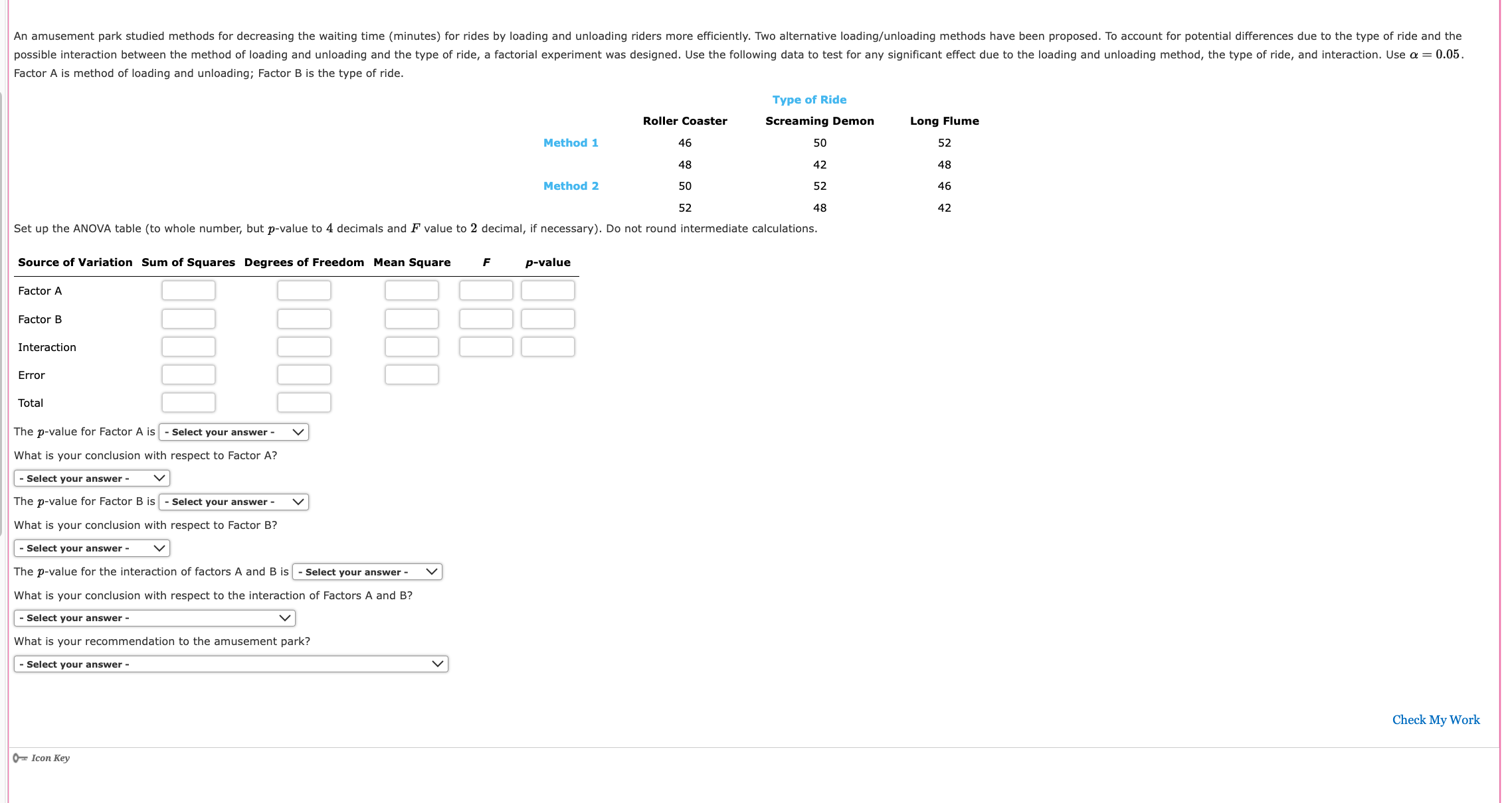 Solved Factor \( ﻿A \) ﻿is method of loading and unloading; | Chegg.com