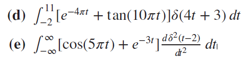 Solved Use the properties of the unit impulse function | Chegg.com