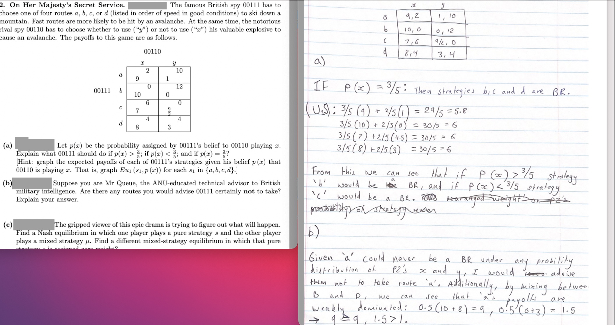 Solved I have completed part A and B below, but am stuck on | Chegg.com