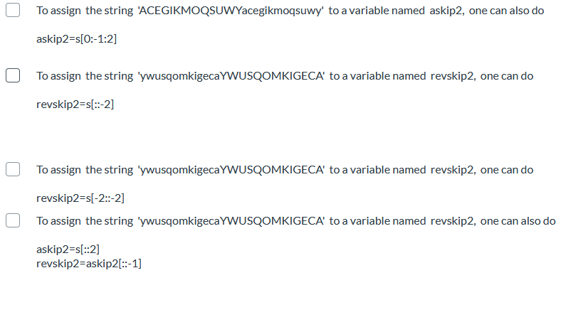 Solved Execute the following commands: import string | Chegg.com