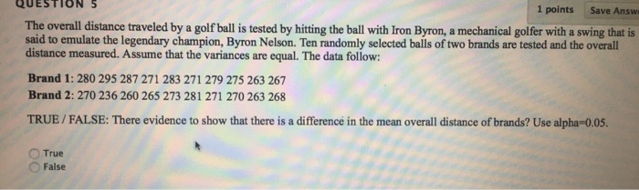 Solved 1 points Save A UESTION 3 A 95% confidence interval | Chegg.com