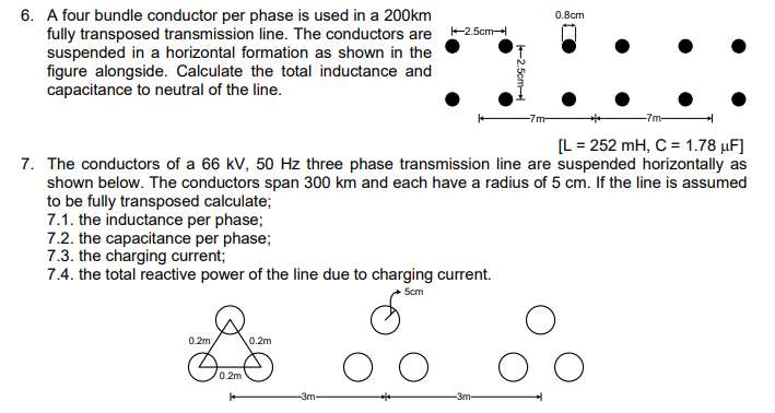 Solved SECTION 2 - LINE PARAMETERS 1. Calculate the maximum | Chegg.com