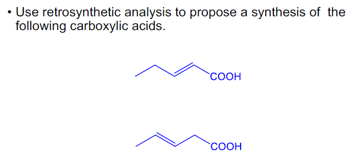 Solved Use retrosynthetic analysis to propose a synthesis of | Chegg.com