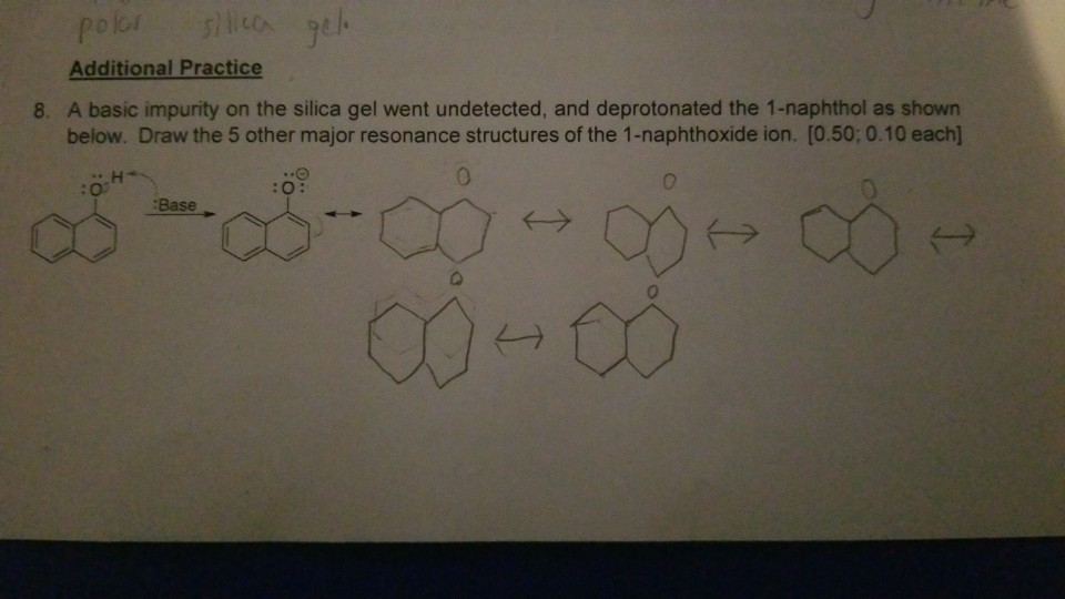 Solved Draw the 5 other major resonance structures of the | Chegg.com
