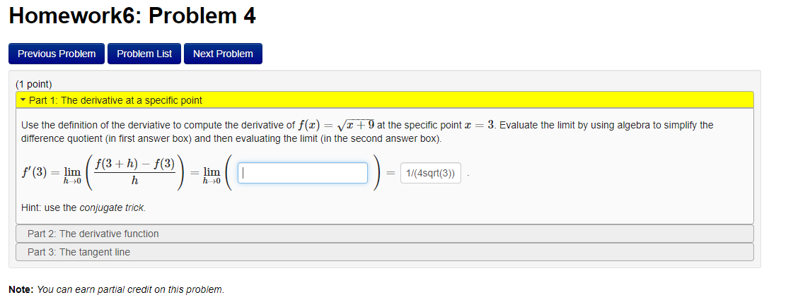 Solved Homework6: Problem 4 Previous Problem Problem List | Chegg.com Solved Homework6: Problem 4 Previous Problem Problem List | Chegg.com