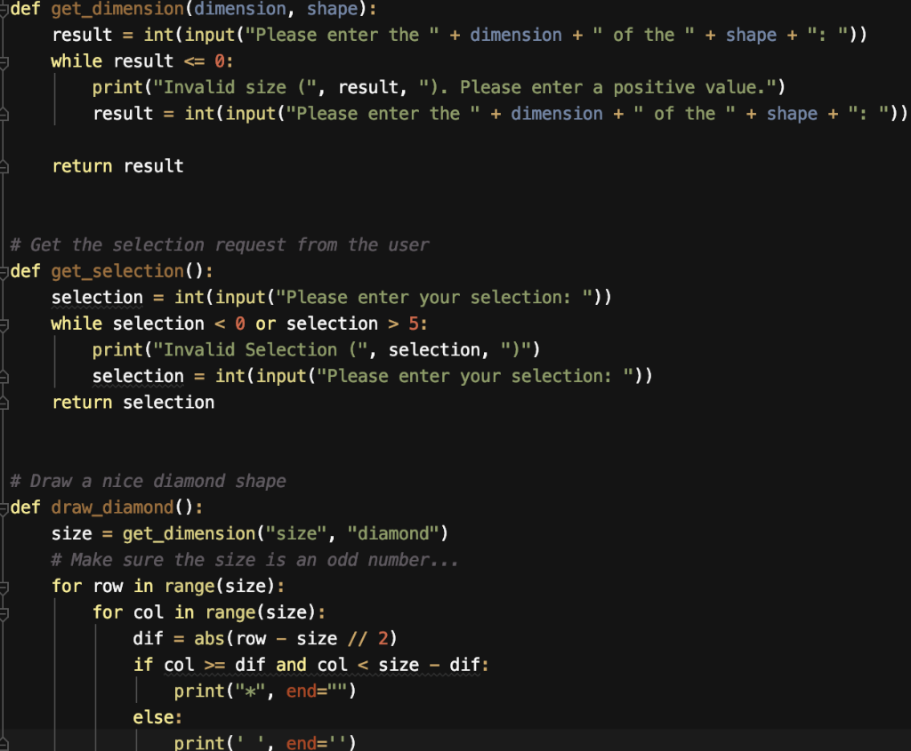 Solved Objective: Practice using types of looping with | Chegg.com