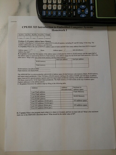 Solved CPE/EE 323 Introduction to Embedded Computer Systems | Chegg.com