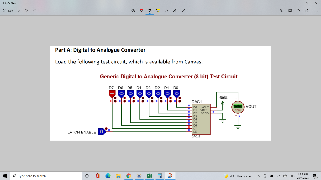 Solved Digital to analog converter (DAC) expressions for the | Chegg.com