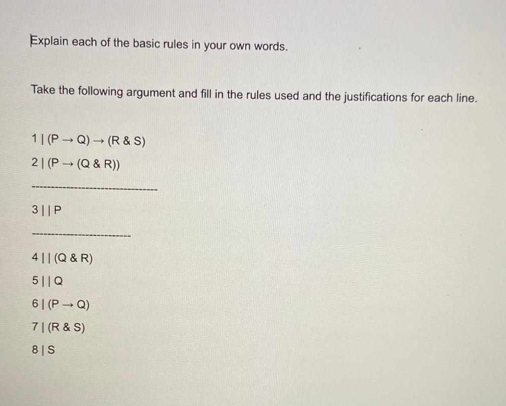 Solved Explain each of the basic rules in your own words. | Chegg.com