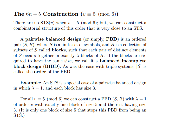 Solved PLEASE USE THe BIBD (balanced incomplete block | Chegg.com