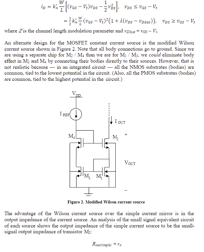 Solved Objective The current source ideally provides | Chegg.com