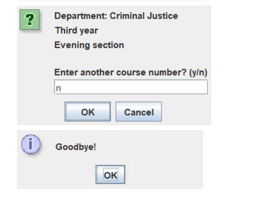 Solved A Course number has 3 sections: Department code, | Chegg.com