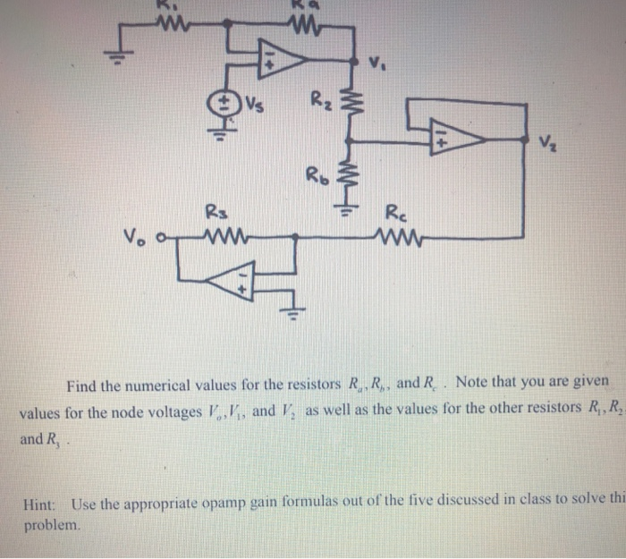 Solved R130 kOhms R26.2 kOhms R3.3.9 kOhms | Chegg.com