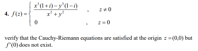 Solved THEORY OF COMPLEX FUNCTIONS Could you please asnwer | Chegg.com