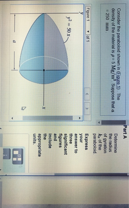 Solved Consider the paraboloid shown in (Figure 1). The | Chegg.com