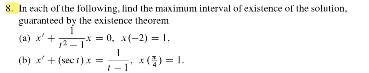 Solved 8. In each of the following, find the maximum | Chegg.com