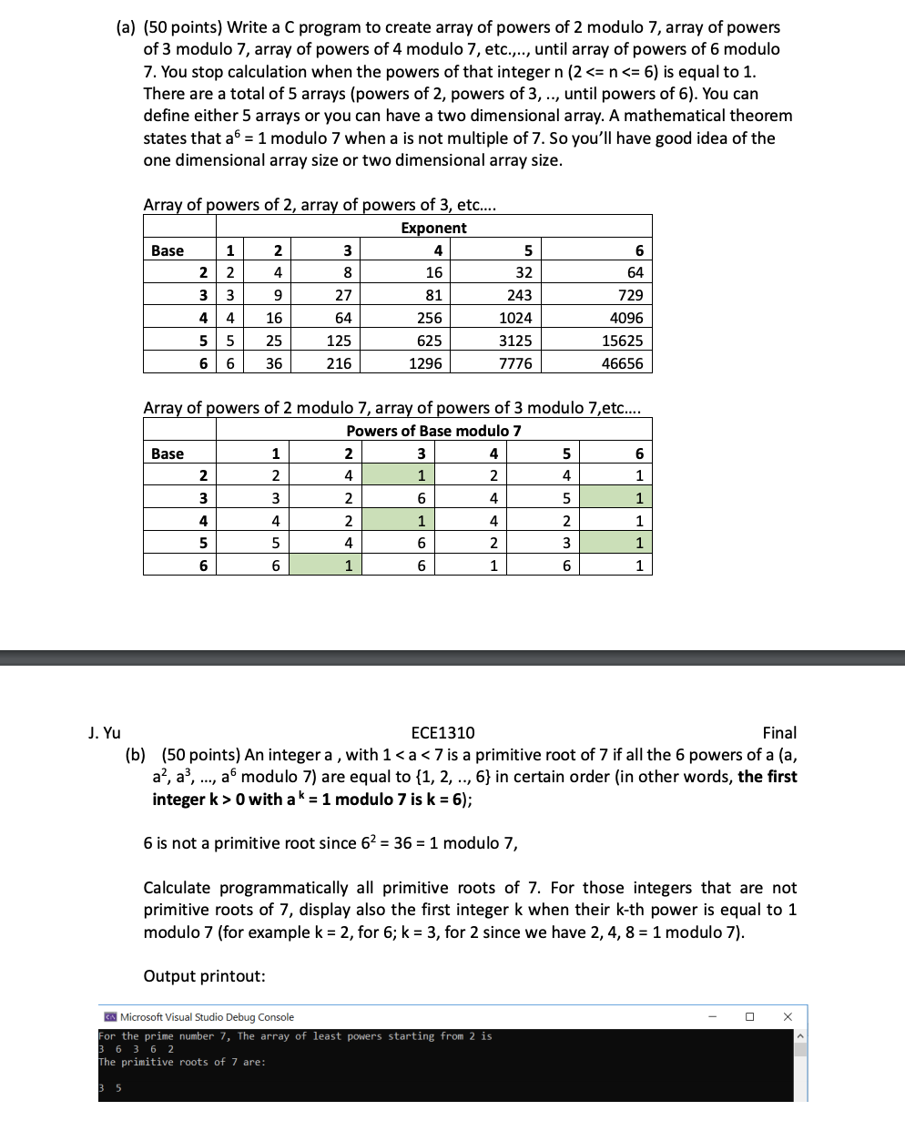 (a) (50 points) Write a C program to create array of | Chegg.com